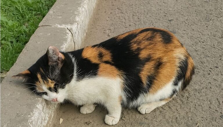 Clementina, la gatta stremata sul marciapiede che ha ritrovato la vita ...